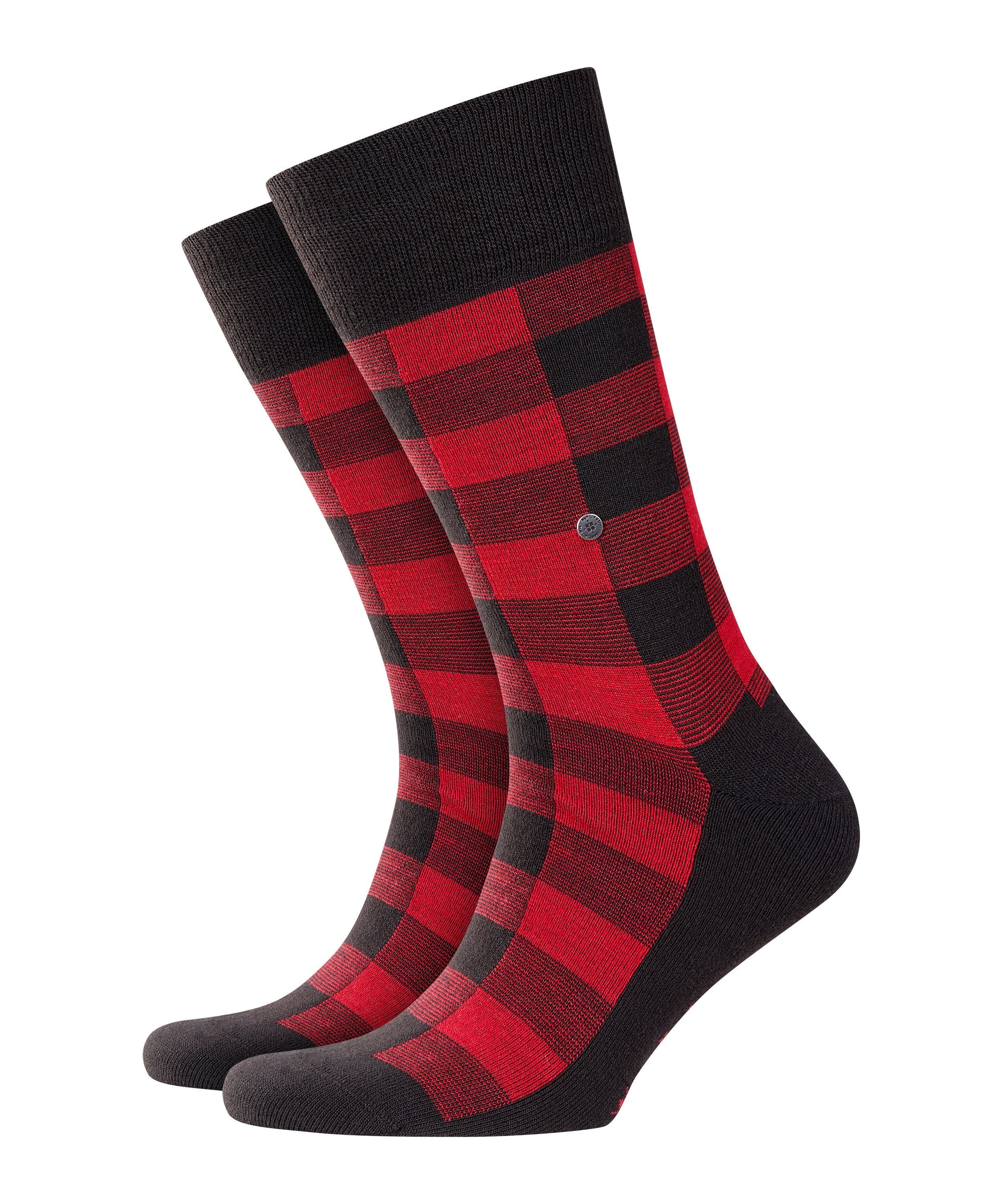 ID8545-Burlington Red Check Sock – Zebra Menswear